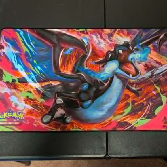 Pokemon | Toys | Pokmon Tcg Mega Charizard X Ex Upc Playmat | Poshmark